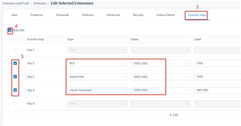 How To Program BLF Function Keys For Multiple Phones At Once Yeastar Support