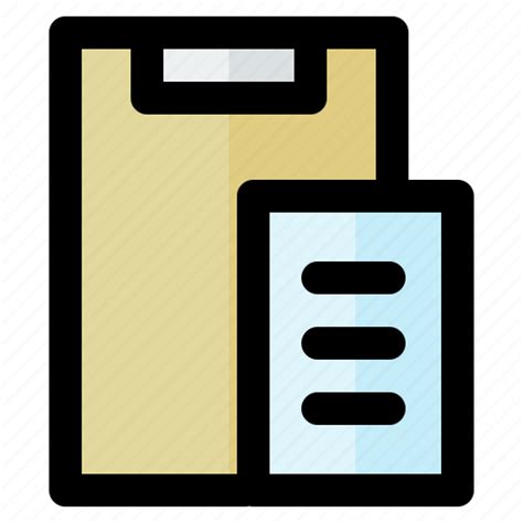 Paste File Duplicate Clipboard Document Icon Download On Iconfinder
