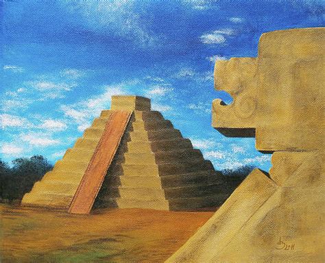 Aztec Pyramids Art Aztec Pyramid Island Bath Towel By Nikolay Todorov