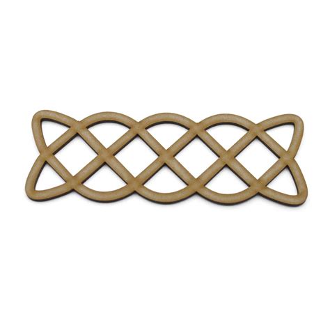 Wooden Celtic Knot Shapes Trinity Knot Triquetra Laserworksuk