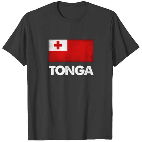 Tonga Tongan Flag Design T T Shirt Designed And Sold By Gurjot Singh