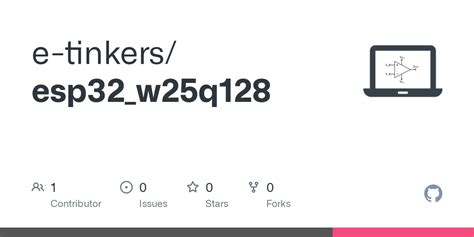 Github E Tinkersesp32w25q128