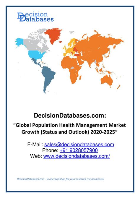 Population Health Management Market Report From 2020 To 2025