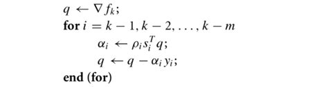 L Bfgs Two Loop Recursion In This Article I Am Gonna Give An By