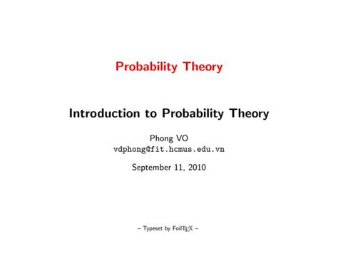 Intro Probability 1 Pdf Physics Science
