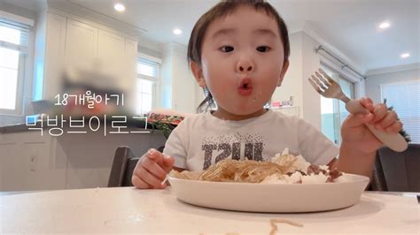 18개월 아기는 뭘먹을까 밥잘먹는 아기의 먹방 브이로그 Youtube