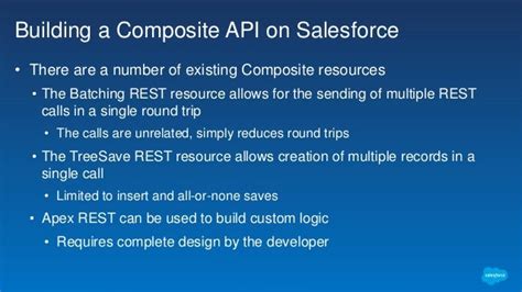 building towards a composite api framework in salesforce