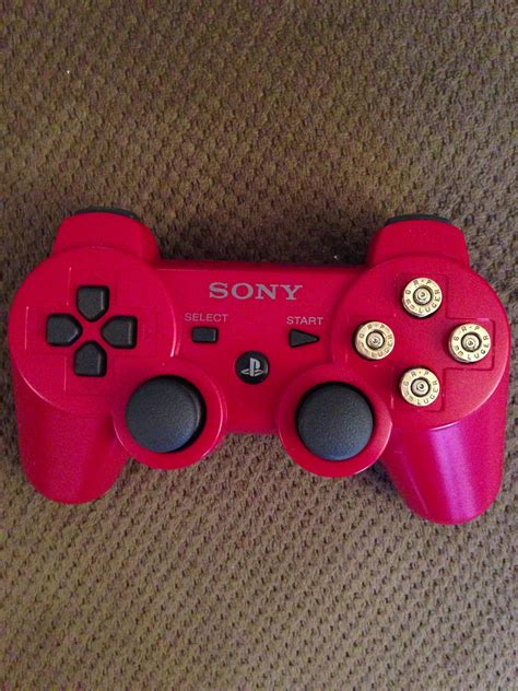 Ps3 Controller With Bullet Shell Buttons Ps3 Playstation Bullet