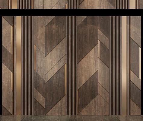Bold Wood And Stainless Steel Wall Cladding