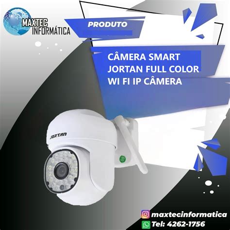 Câmera Jortan Full Color Smart Maxtec Informática