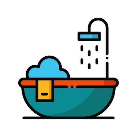 Bath Generic Color Lineal Color Icon