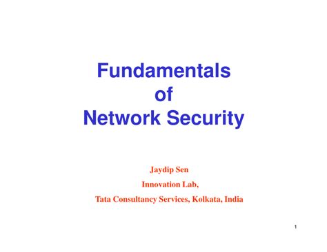 PDF Fundamentals Of Network Security