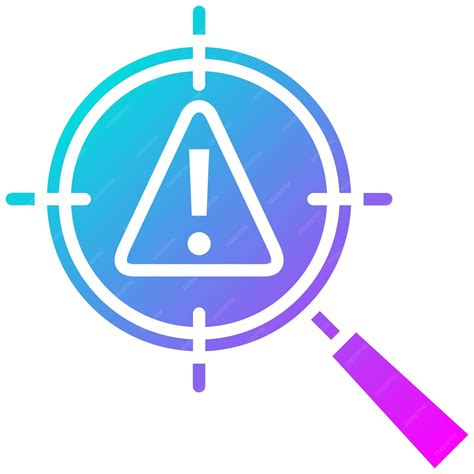 Premium Vector Threat Detection Vector Icon Can Be Used For Risk Management Iconset