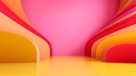 Vibrant 3d Render Of Gradient Rainbow Lines Background, Rainbow Abstract, Color Spectrum ...
