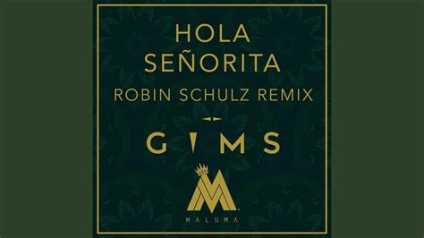 Hola Señorita Robin Schulz Remix Youtube Music