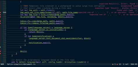 Linter Information Covers Line With Cursor Issue Helix Editor Helix GitHub