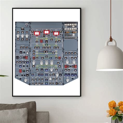 Airbus A320 Overhead Panel Premium Matte Vertical Poster Sold By Cesar