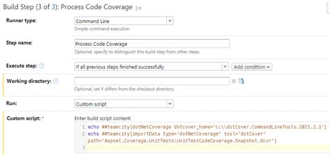 Net Core Code Coverage In Teamcity Justin James