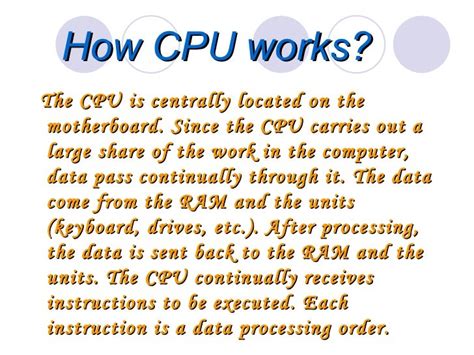 Cpu Ppt Cse