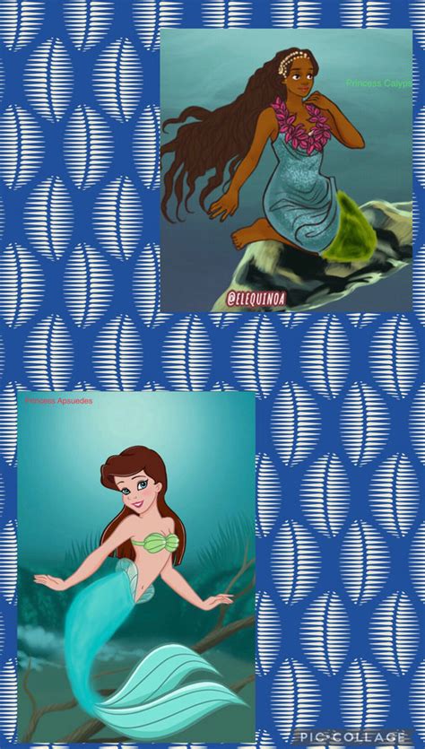 Princesscalypsoprincessapseudesnereidsmyredesign By Violetmints100 On