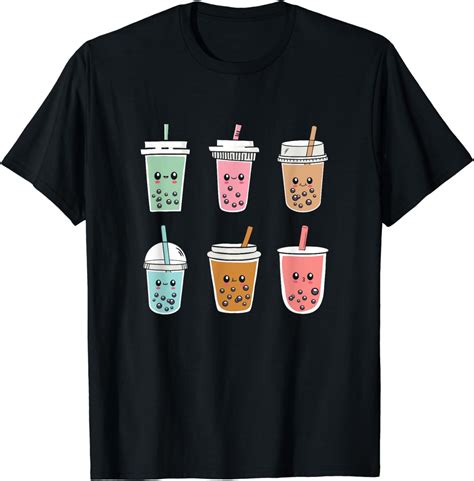 Bubble Tea Funny Kawaii Bubble Milk Boba Tea T Shirt Walmart Com