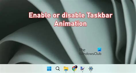Enable Or Disable Taskbar Animation In Windows 1110