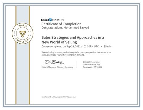 Mohammed Sayyed On Linkedin Certificate Of Completion