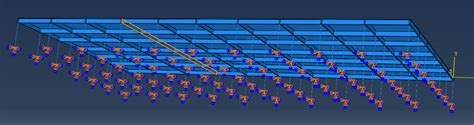 6th floor model 4 2 finite element simulation results the simulation