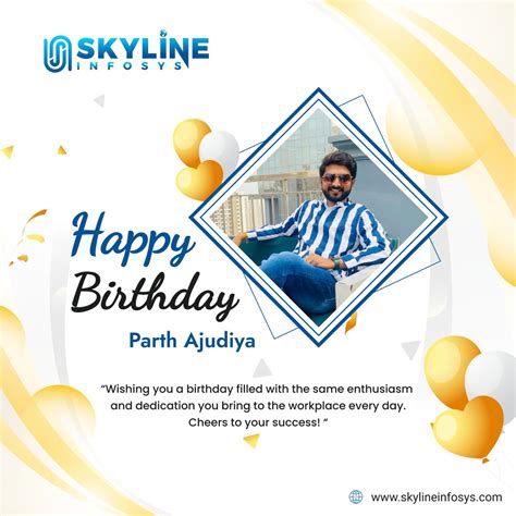 Happy Birthday Parth Ajudiya 🎉 Your Dedication And Exceptional Skills Have Made A Remarkable