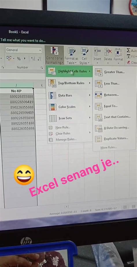 4th Topic Mengesan Duplicate Values Kegunaan Highlight Cell Duplicate