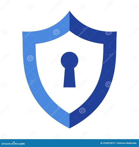 Padlock Security Or Safe Icon Shield Check Mark Vector Illustration Stock Vector