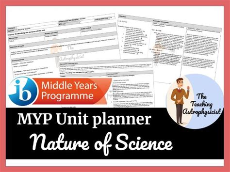 Ib Myp Nature Of Science Introductory Unit Plan Teaching Resources