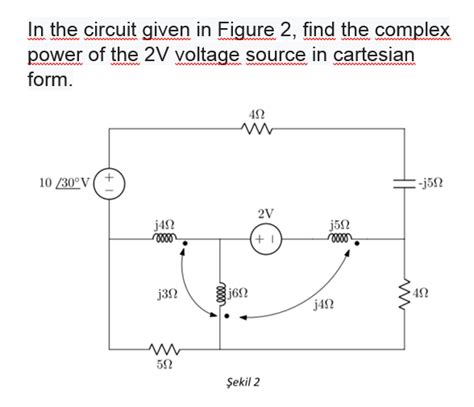 Solved In The Circuit Given In Figure Find The Complex Chegg
