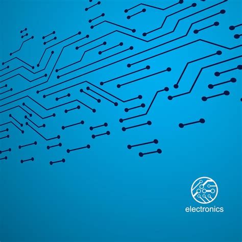 Premium Vector Technology Communication Cybernetic Element Vector Abstract Illustration Of