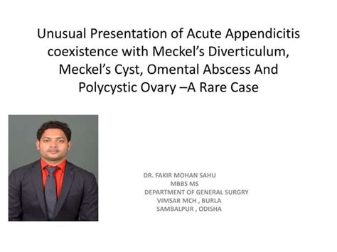 Meckels Diverticulum Ppt
