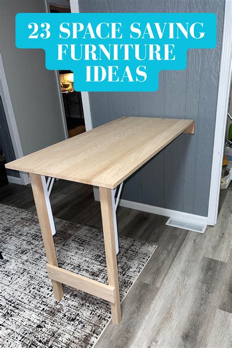 Clever Folding Table Design For Small Space Living Foldable Tables In