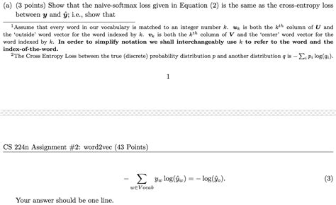 cs 224n 2019 assignment 2 word2vec[written] moverzp的博客