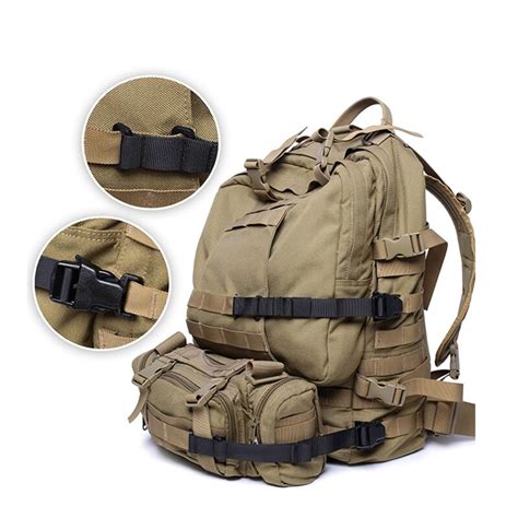전술 기어 클립 스트랩 웨빙 어태치먼트 유틸리티 스트랩 Molle 가방 전술 배낭 조끼 벨트 내구성 24bd 4 개