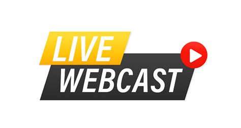 라이브 웹캐스트 버튼 아이콘 벡터 디자인입니다 라이브 웹캐스트 배너 인터넷 화상 회의 아이콘입니다 라이브 스트리밍 온라인 교육 인터넷 방송 라이브 비디오 스트리밍 벡터 그림