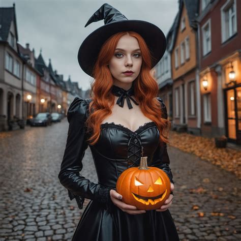 Ai Redhead Halloween Costume Witch By Maxaiartpix On Deviantart