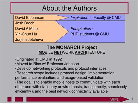 Ppt Performance Comparison Of Multi Hop Wireless Ad Hoc Network Routing Protocols Powerpoint
