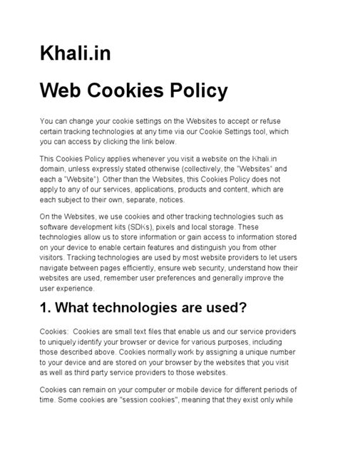 bs cookie pdf cookie websites