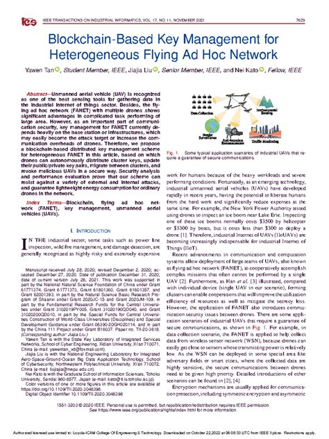 Blockchain Based Key Management For Heterogeneous Flying Ad Hoc Network Besides The Fly Ing