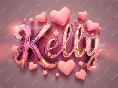 Premium Vector Kelly Name Logo Design Background Kelly Name Typography Beautiful Art Vector Format