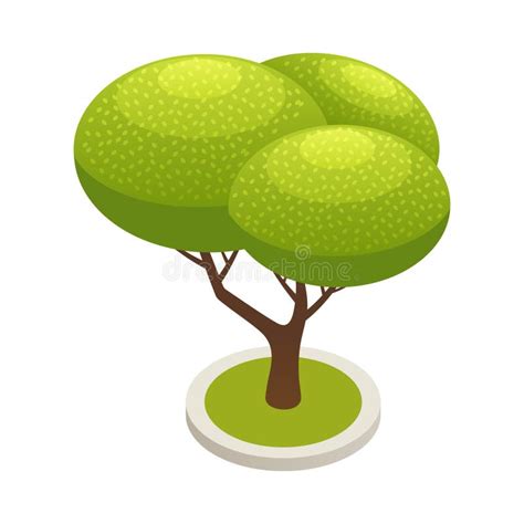 Tree Isometric Icon Stock Illustration Illustration Of Park 261953289