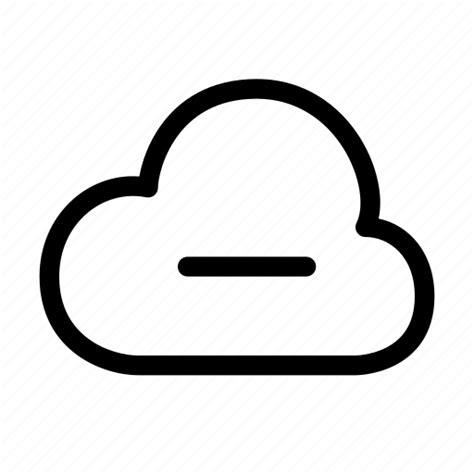 Cloud Remove Icon Download On Iconfinder On Iconfinder