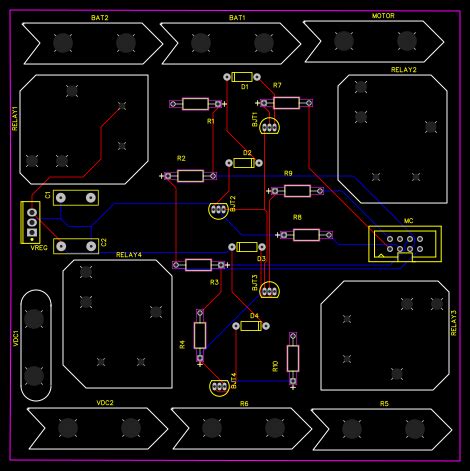 Battery Balancing PCB Layout OSHWLab
