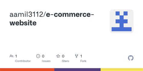 GitHub Aamil E Commerce Website