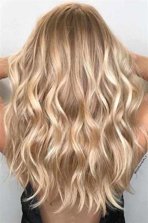 Golden Blonde Hair With Platinum Highlights