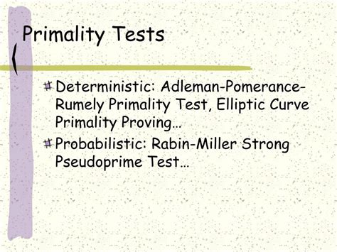 Ppt A Solution To Poj1811 Prime Test Powerpoint Presentation Free